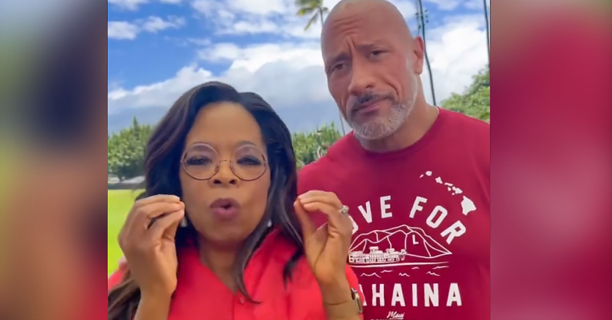 Oprah in Dwayne Johnson doživela hladen tuš, ko sta zaprosila za ...